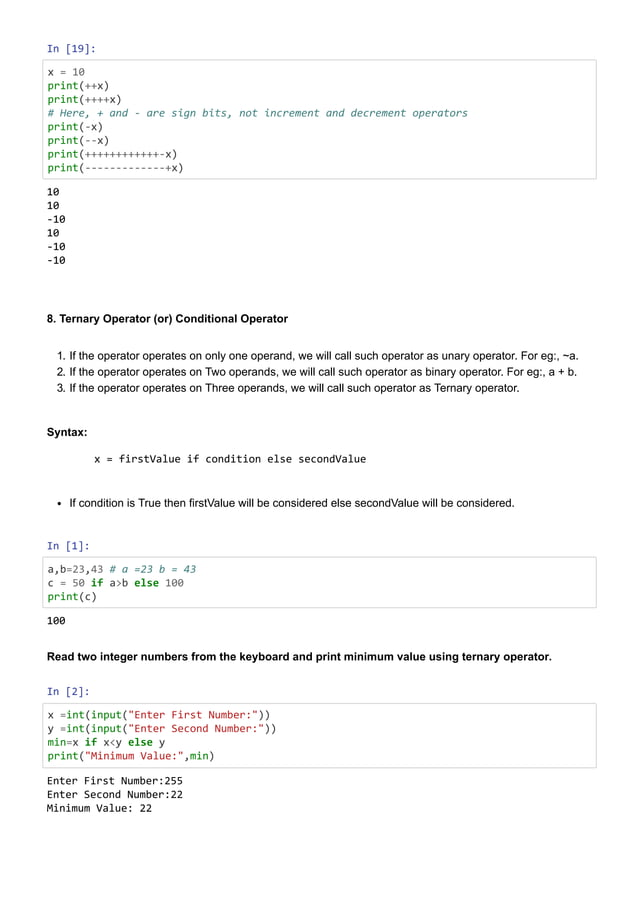 Introduction to phyton , important topic | PDF | Programming Languages | Computing