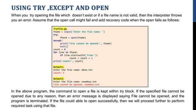 File handling in Python | PDF | Computing | Technology & Computing