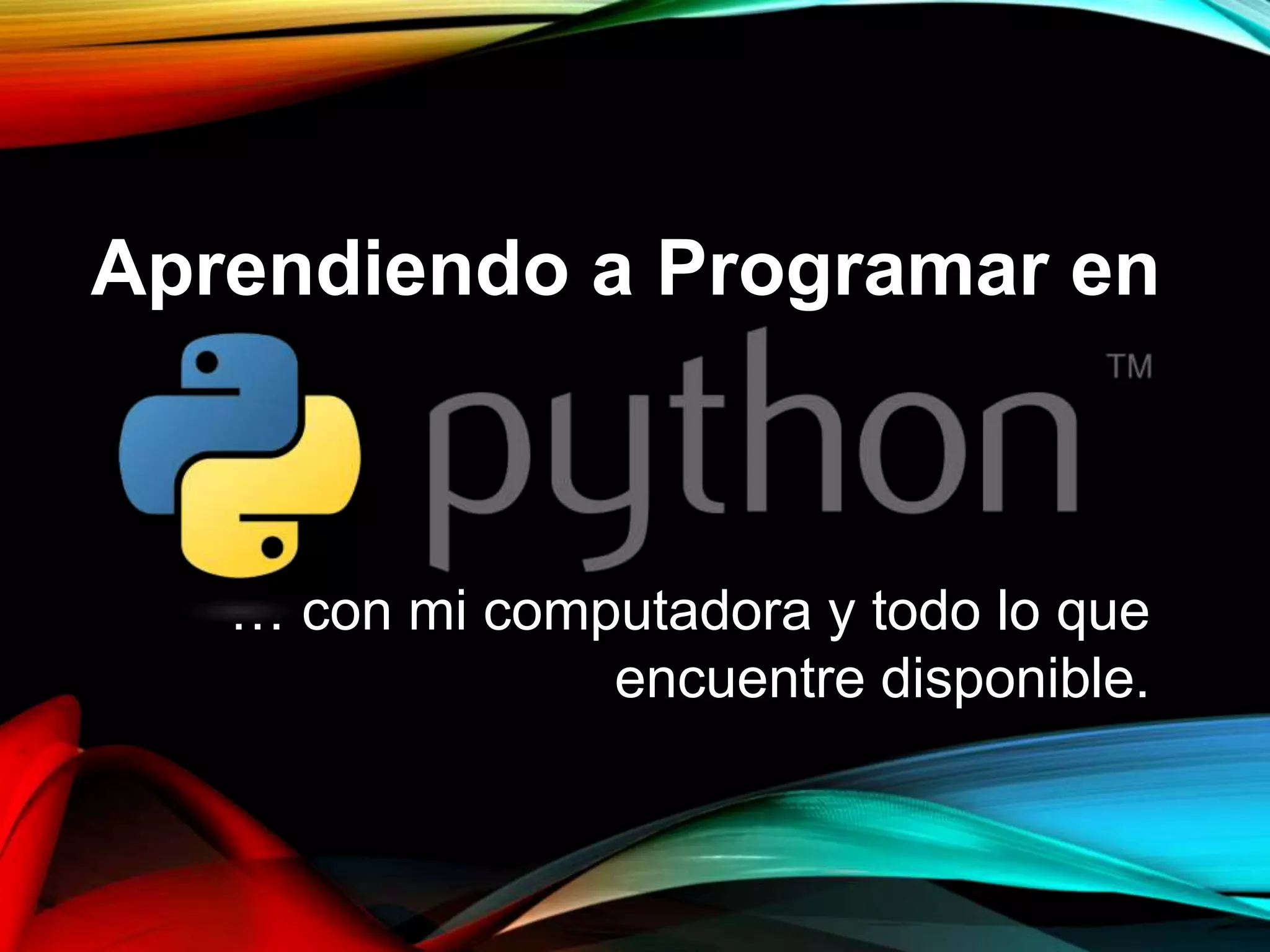 Introducción A Python Ppt