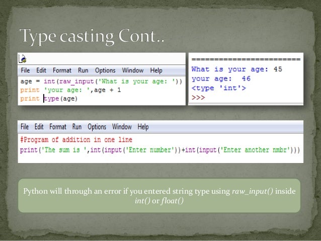 Python 02 Input Output And Import