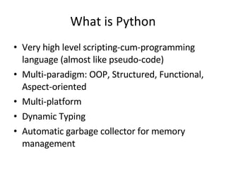 Why Python | PPT