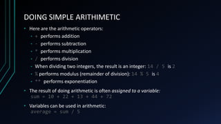 Python | PPTX | Programming Languages | Computing