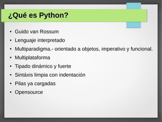 Programando con Python | PDF