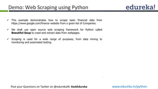 Python for Big Data Analytics | PPT | Free Download