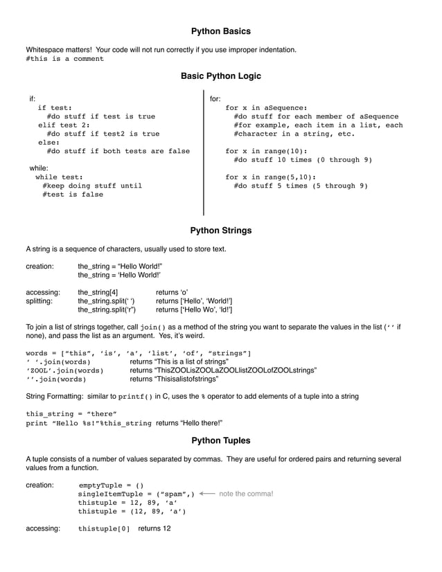 Python Basic | PDF | Free Download