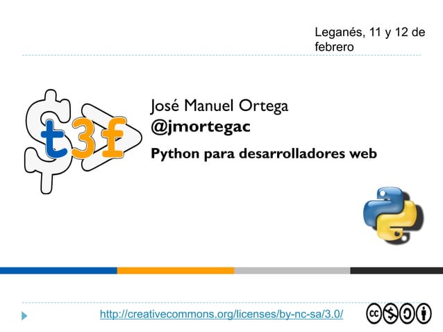 Python para desarrolladores web | PPT