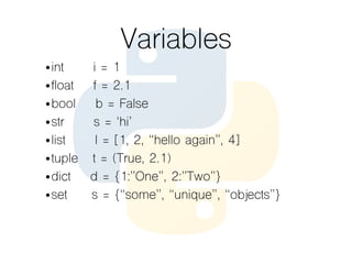 Python in 90 minutes | PPT