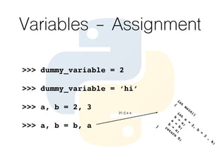Python in 90 minutes | PPT