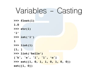 Python in 90 minutes | PPT