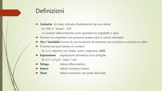 Python - Primi passi | PPT
