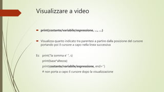 Python - Primi passi | PPT