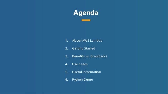 Introduction to AWS Lambda with Python Introduction to AWS Lambda with Python