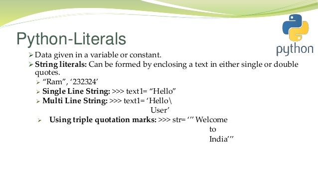 String Literals R In Python Article Blog