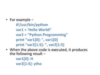 Python ppt | PPT