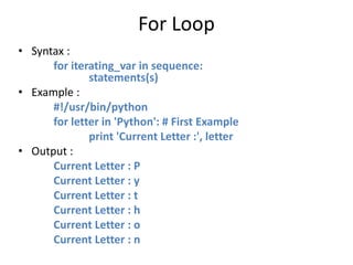 Python ppt | PPT