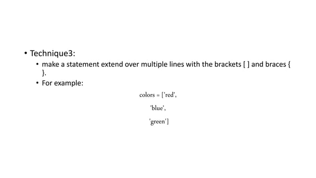 Fundamentals of Python Programming | PPTX | Programming Languages ...