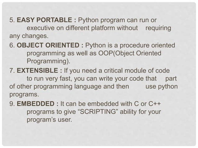 Python as Web Development | PPTX | Web Development | Internet