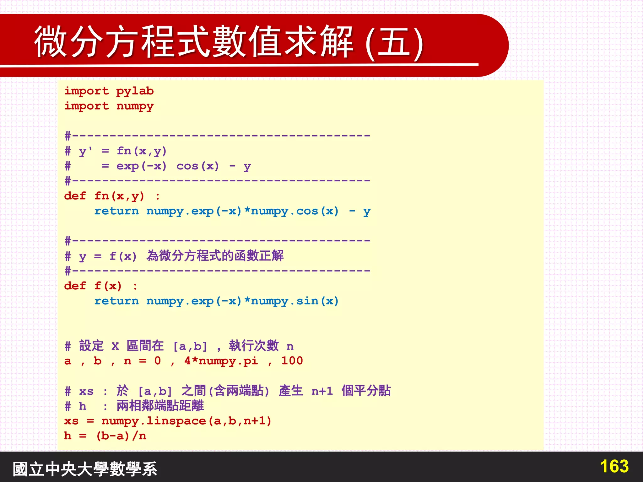 Python differential equation | PPT