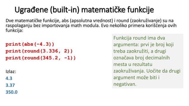 Python - osnove | PPTX
