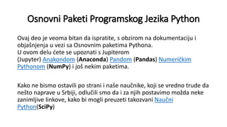 Python - osnove | PPT