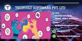 PYTHON TRAINING & INTERNSHIP | PPT