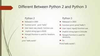 Python basic | PPT