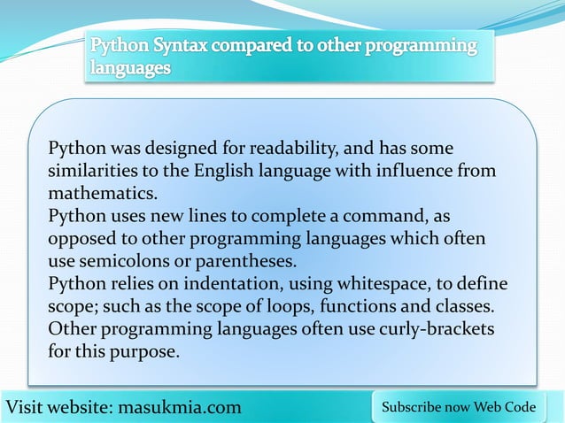 Python slide basic to advanced english tutorial | PPT