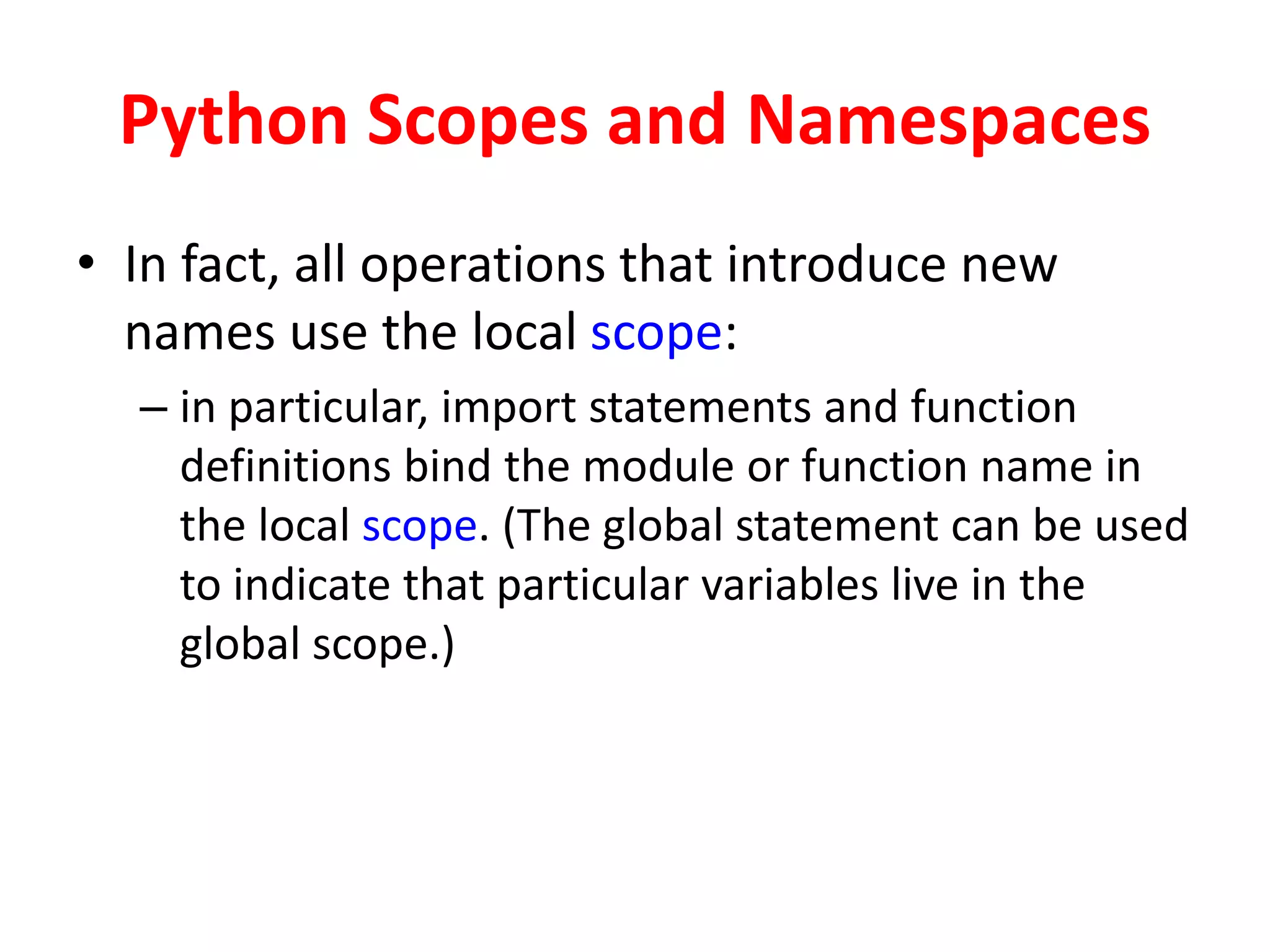 python.pptx | Programming Languages | Computing