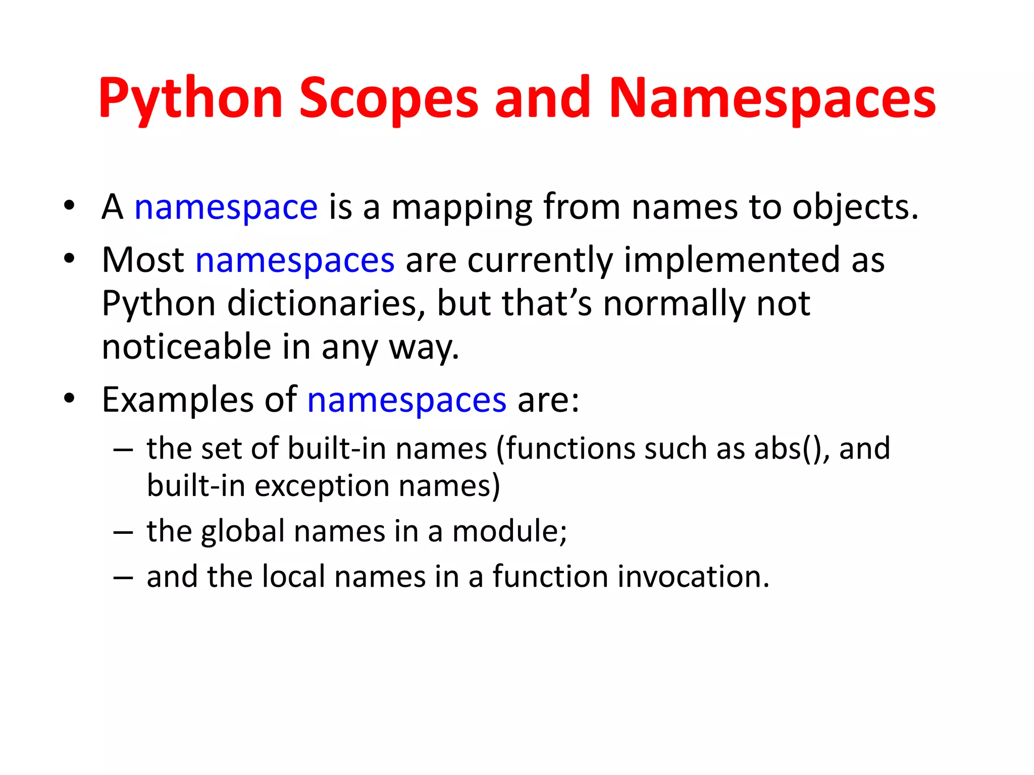 python.pptx | Programming Languages | Computing