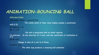 2D Graphics animation - Bouncing ball(Python).pptx