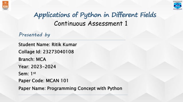 Applications of Python in Different Fields.pptx