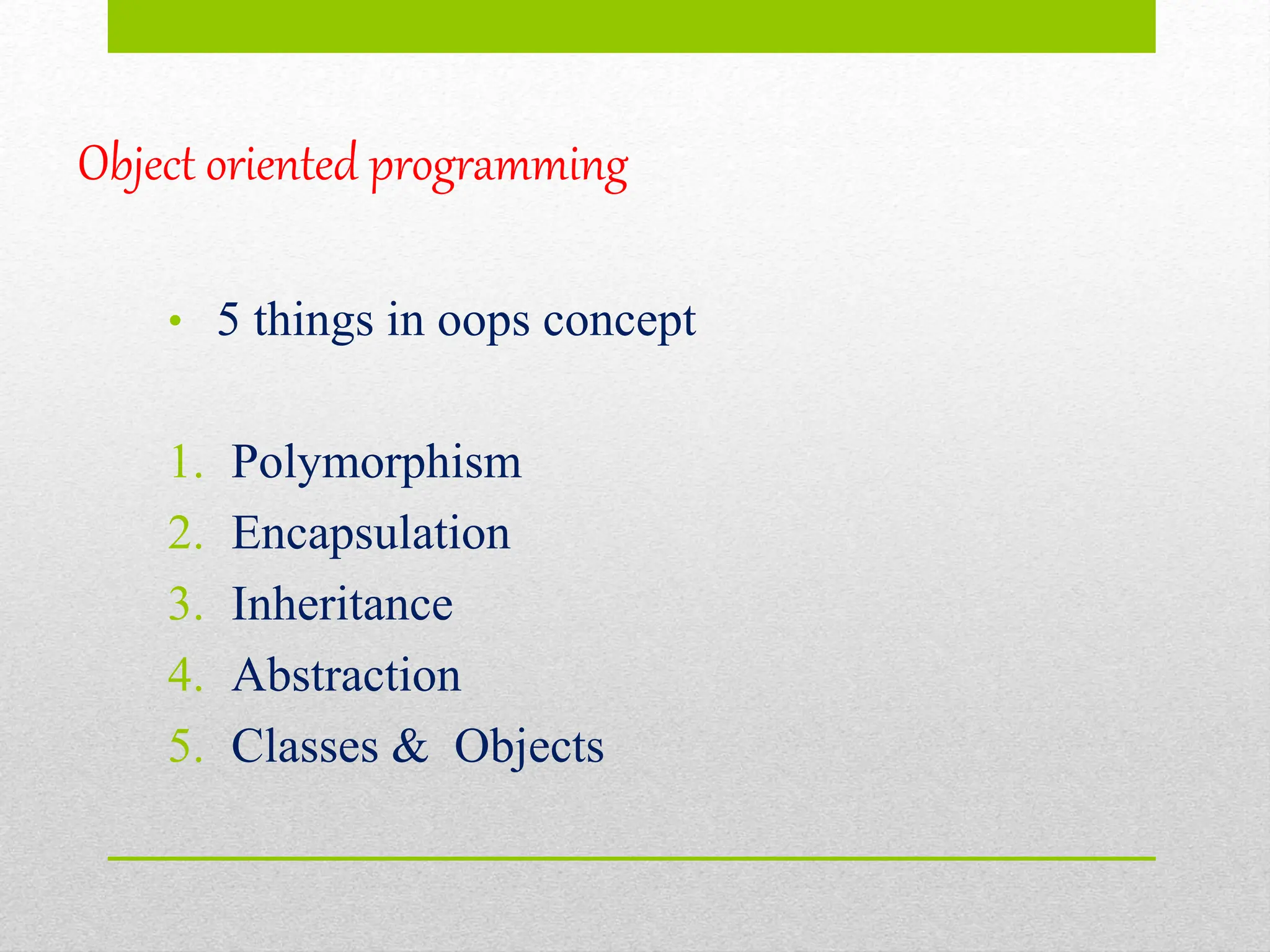 PYTHON - OBJECT ORIENTED PROGRAMMING .pptx PYTHON - OBJECT ORIENTED PROGRAMMING .pptx