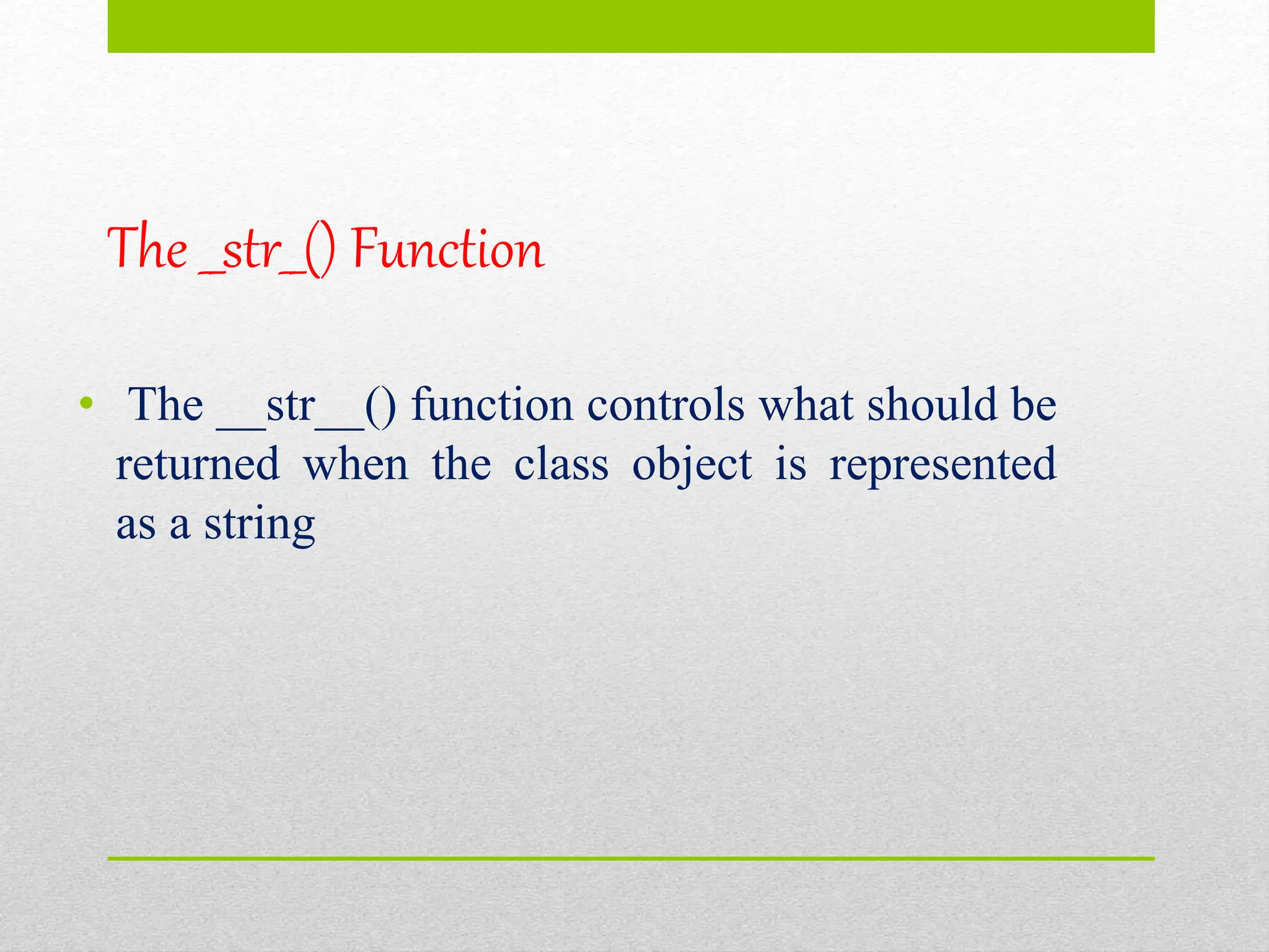 Python Object Oriented Programming Pptx