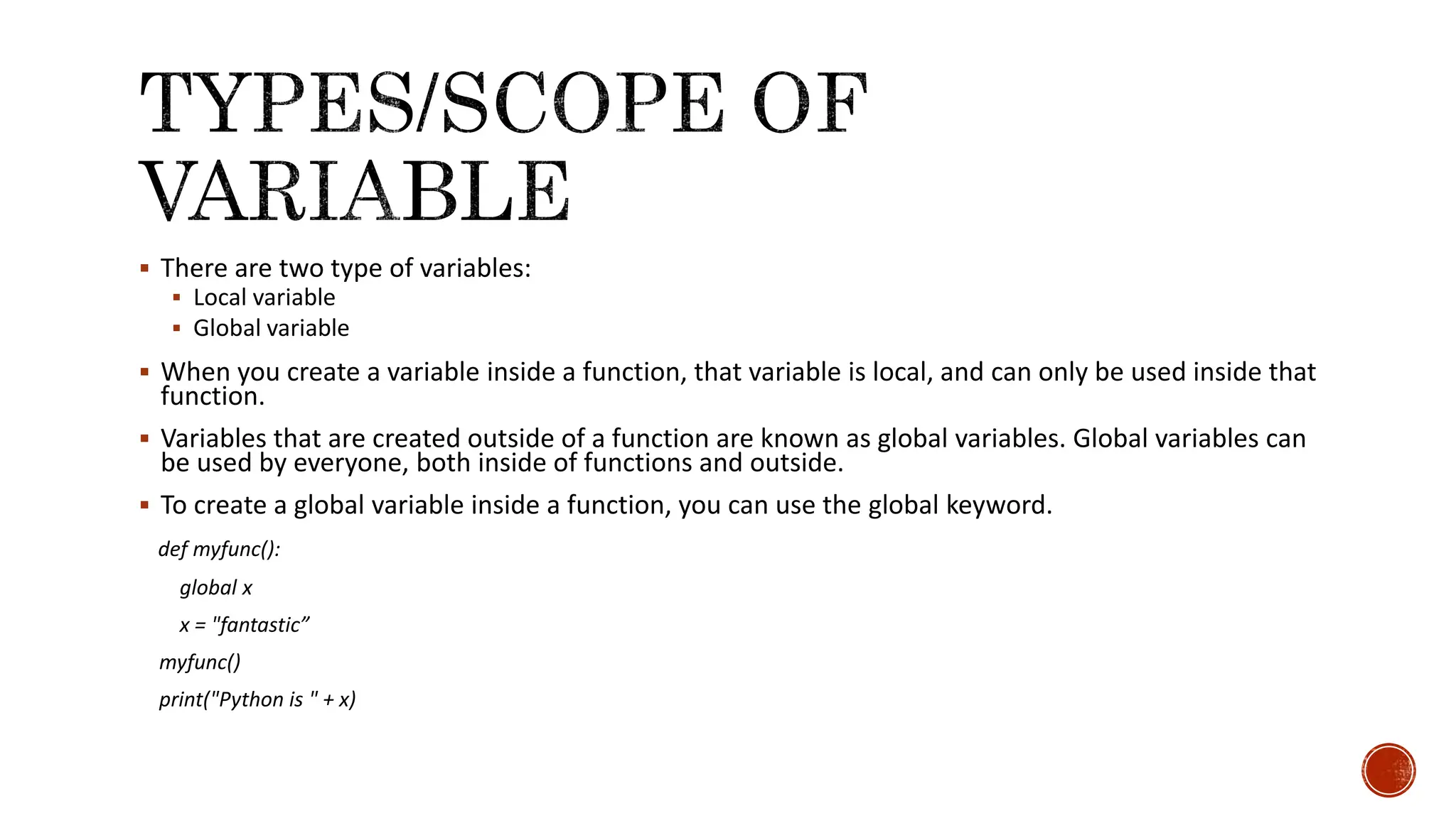 Introduction On Basic Python And Its Application Ppt