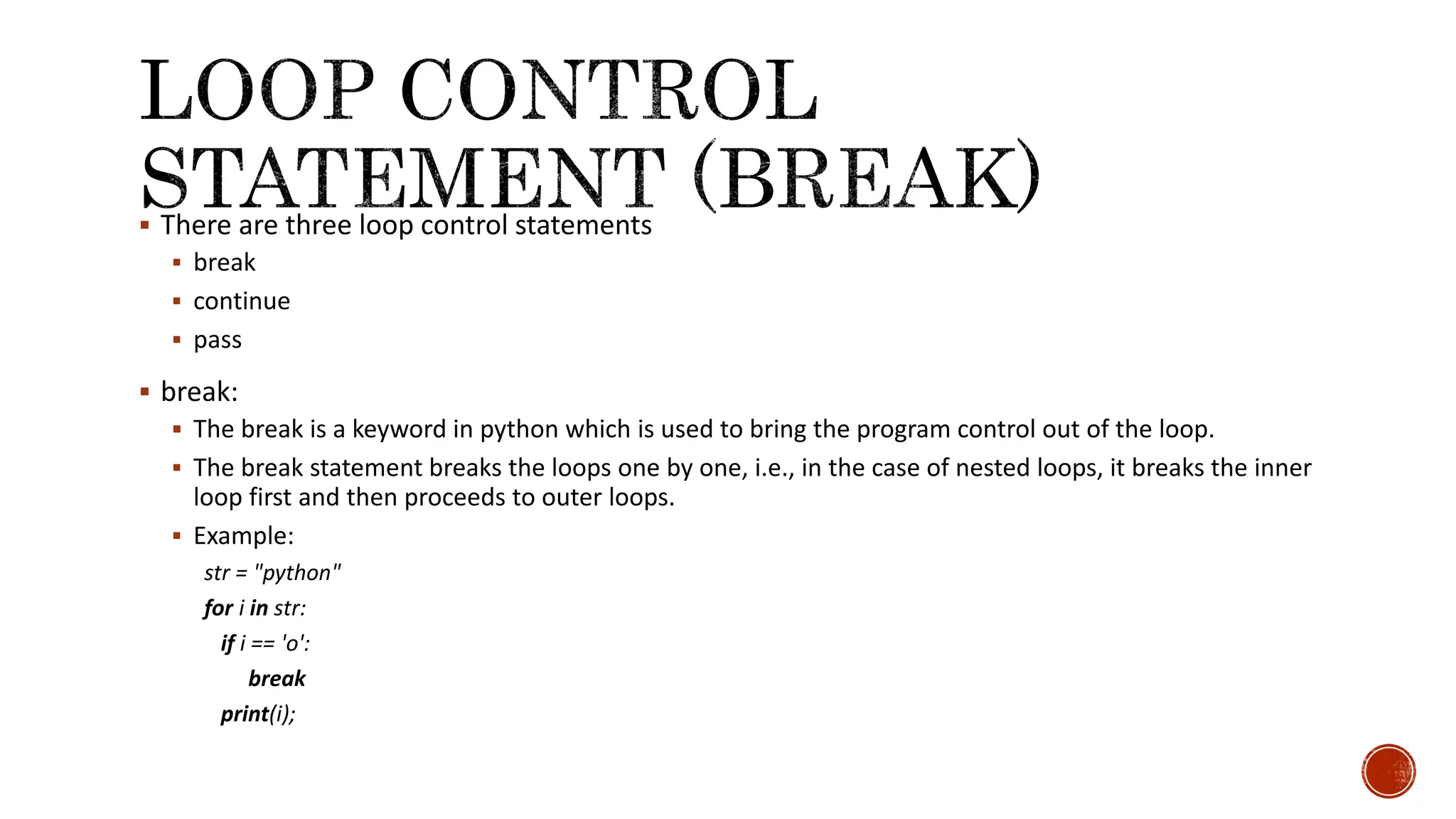 Introduction On Basic Python And Its Application Ppt