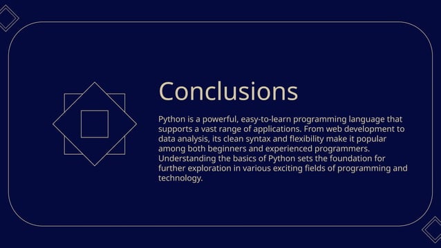 Python Basics and other uses of programming | PPTX