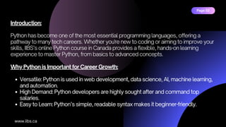 From Zero to Hero: Master Python for Any Job | PPT