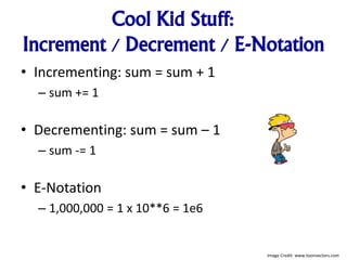 An Introduction To Python - Variables, Math | PPTX