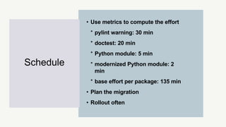 We have nearly one million lines of Python 2 code in production — and ...