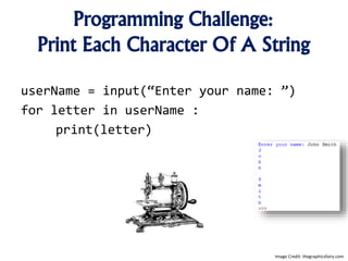 An Introduction To Python - FOR Loop | PPTX