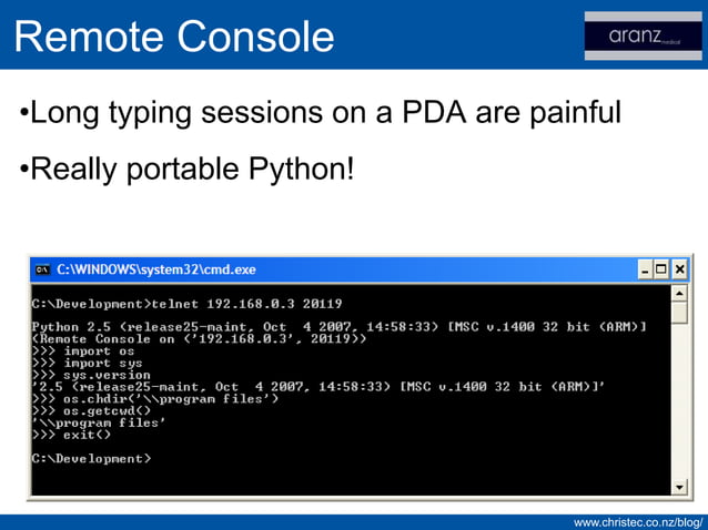 Python - A Mobile Perspective | PPT