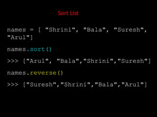 Python an-intro youtube-livestream-day2 | PPT