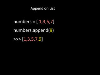 Python an-intro youtube-livestream-day2 | PPT