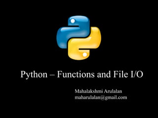 Python an-intro youtube-livestream-day4 | PPT