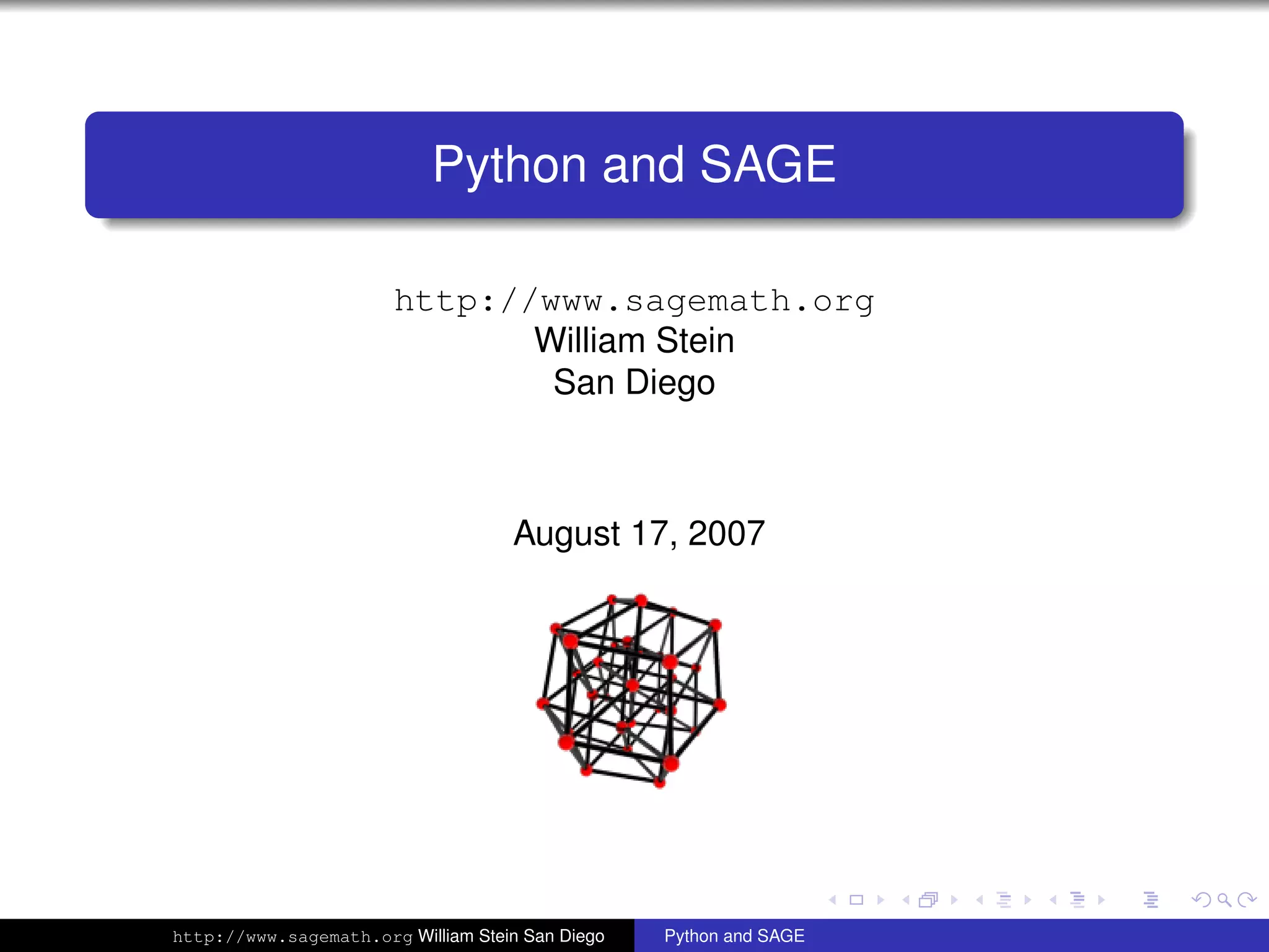 Python and Sage | PPT