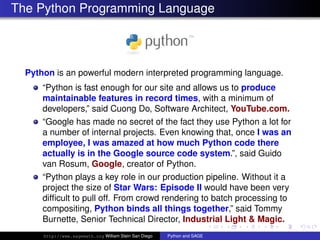 Python and Sage | PPT