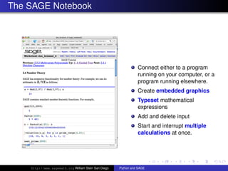 Python and Sage | PPT