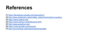 Python a practical perspective | PPTX