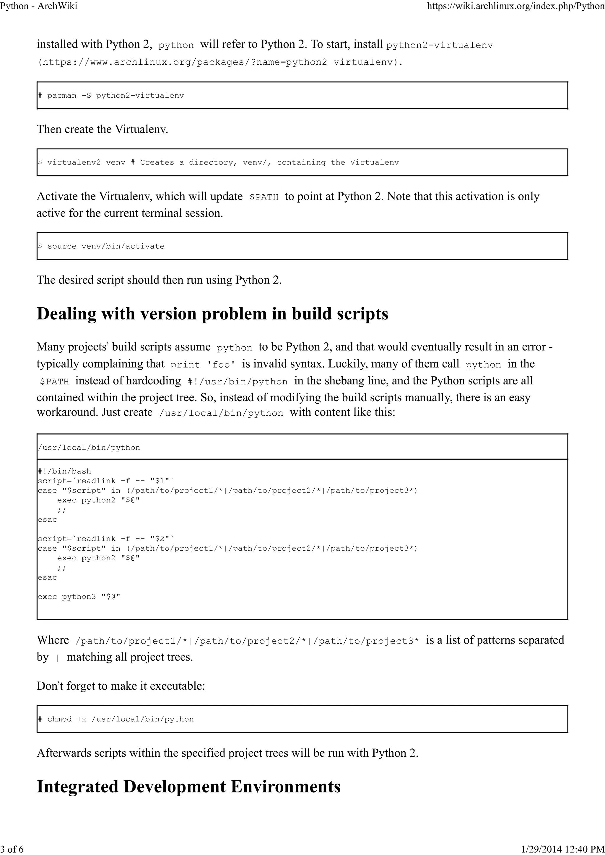 Python arch wiki | PDF
