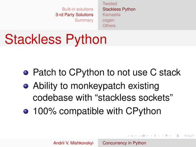 Python concurrency: libraries overview | PDF